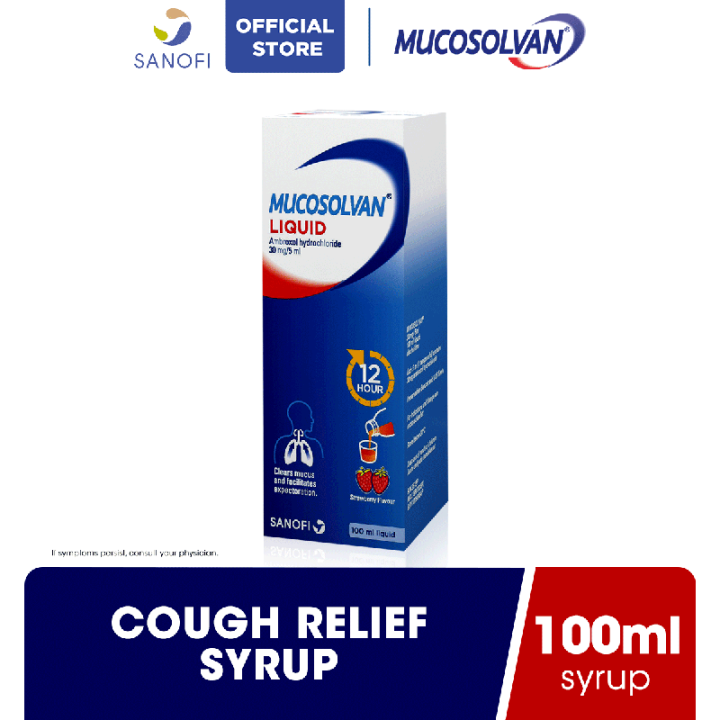 Mucosolvan Cough Relief Syrup 30mg/5ml 100ml | Lazada Singapore