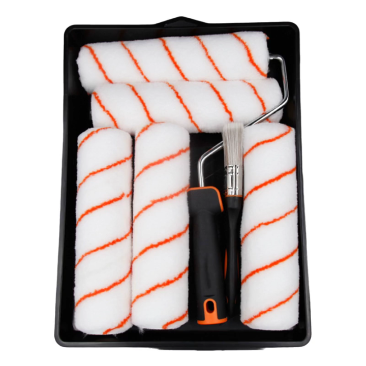 8Pcs Roller Kit Roller Tray Roller Set Kit Rollers for Painting Wall ...