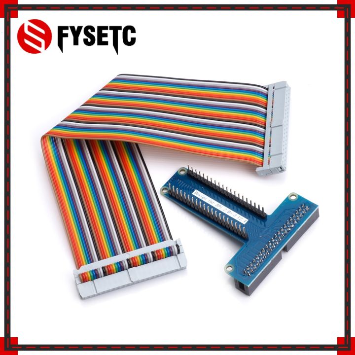 【☸2023 New☸】 fuchijin77 อะแดปเตอร์บอร์ดเชื่อมต่อขยาย Raspberry Pi 3 B 40 Gpio พินสายเคเบิล gpio ...