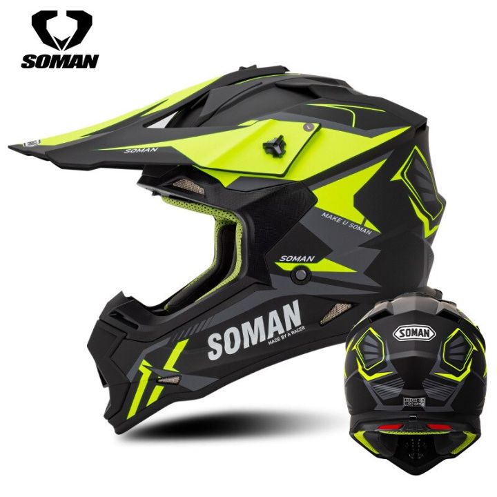 SOMAN motocross helmet four seasons full-coverage motocross mountain ...