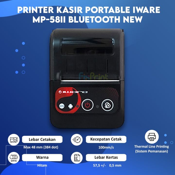 MP58II RPP02N New, Printer Kasir Portable IWare MP-58II New Original ...