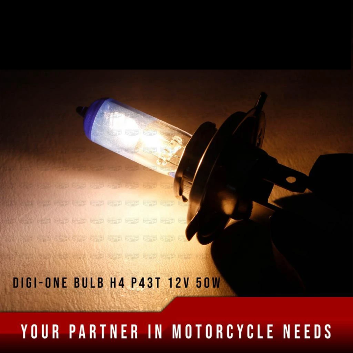 DIGI-ONE H4 LED Headlight Bulbs Universal DC 12V 50W LED COB Motorcycle ...