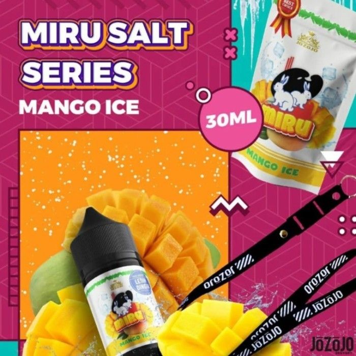 Miru Mango Ice Salt Nic 30ML by Jozojo Brewery - Liquid Miru Salt ...