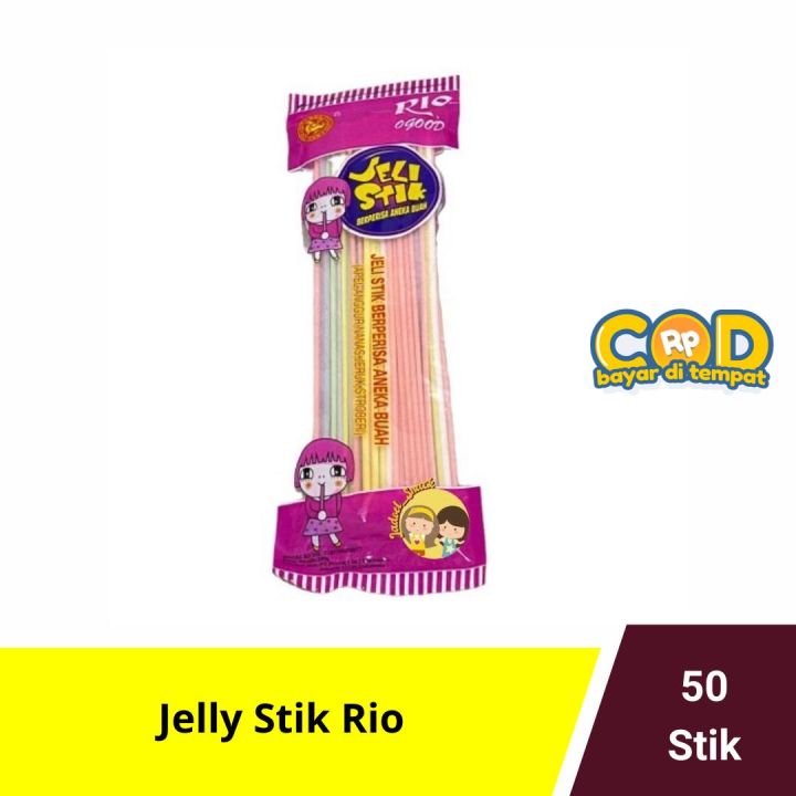 Permen Jelly Stick Rio Aneka Rasa Buah / isi 50 stik | Lazada Indonesia
