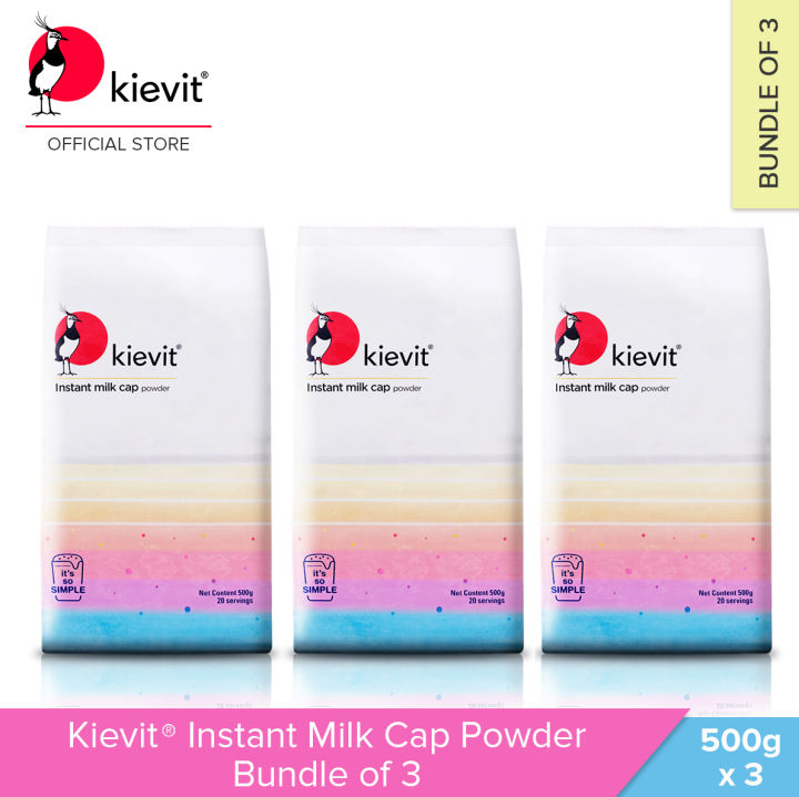 Kievit Instant Milk Cap 500g Bundle of 3 | Lazada PH