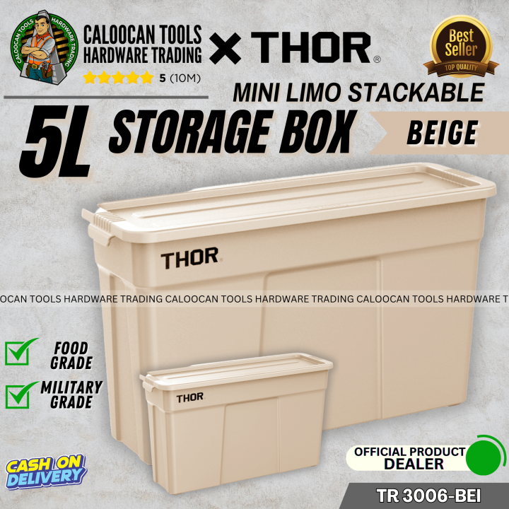 THOR 5L Mini Limo Stackable Storage Box (TR 3006) CALOOCAN TOOLS ...