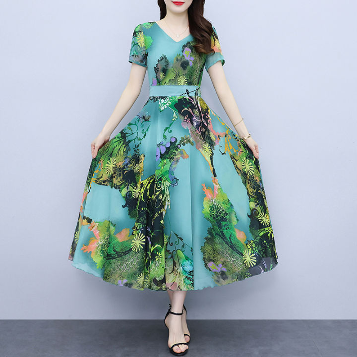 2023 Versi Korea Baru Berukuran Besar Berlaku Tinggi -Disusun V -Gaun ...