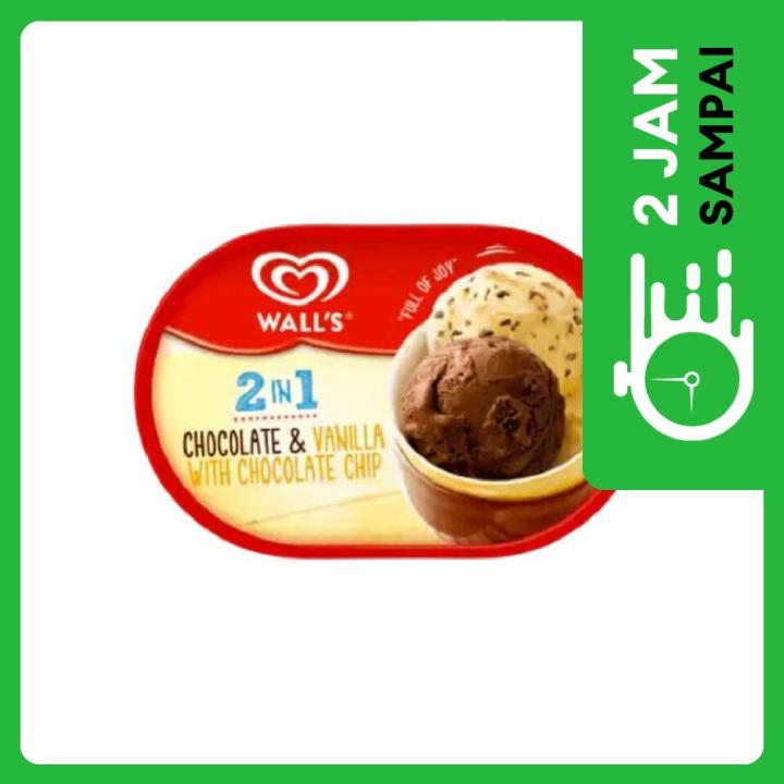 Walls Es Krim Extra Creamy Vanilla Chocolate Chip 350 ml | Lazada Indonesia