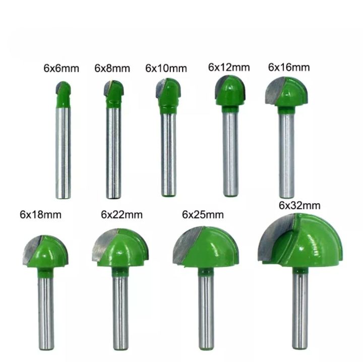 Mata Profil Router CNC Setengah Lingkaran Round Bottom Shank 6mm ...