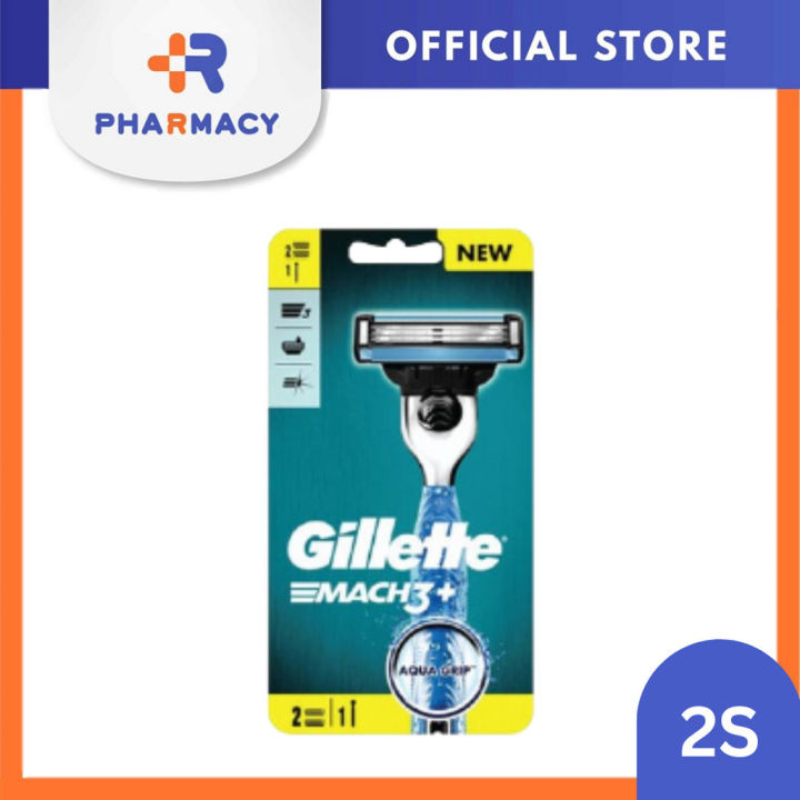R Pharmacy | Gillette Mach3+ Razor 2S | Lazada