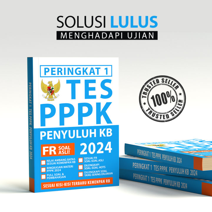 Buku PPPK PENYULUH KB 2024 - Peringkat 1 PPPK TEKNIS PENYULUH KB 2024 - Buku Original Soal dan ...