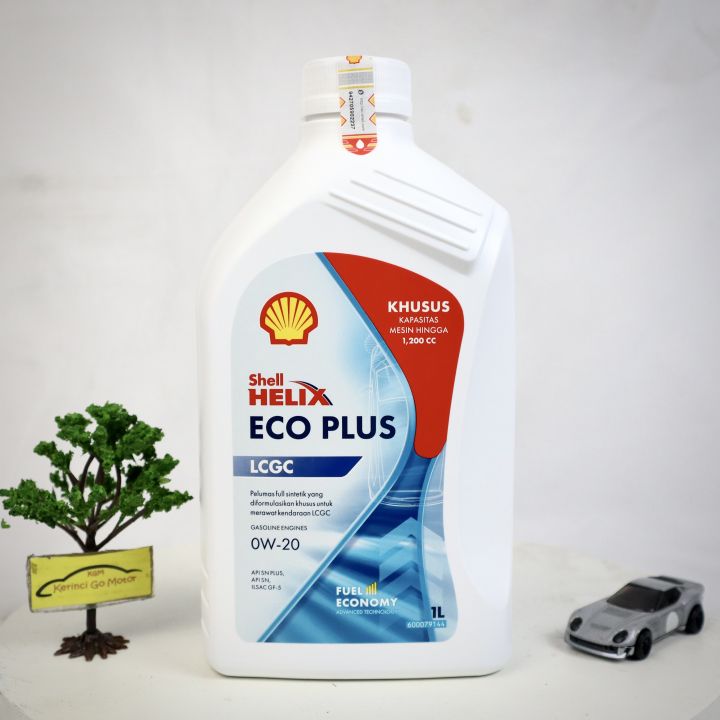 Shell Helix Eco Plus SAE 0W-20 1 Liter Api SN Plus/GF-5 Oli Mobil LCGC ...
