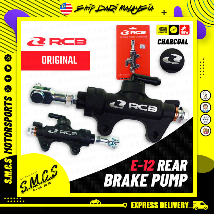 RACING BOY RCB Brake Pump E-12 Rear Brake System (BLACK/CHARCOAL ...