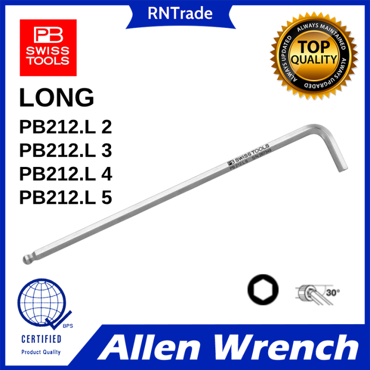 PB Swiss Tools PB Baumann PB 212 L Key L-wrenches Ballpoint Long 1.5mm ...