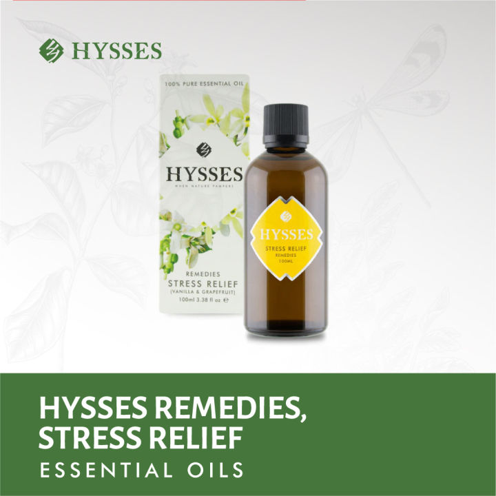 Hysses Remedies, Stress Relief Essential Oil, 100ml | Lazada Singapore