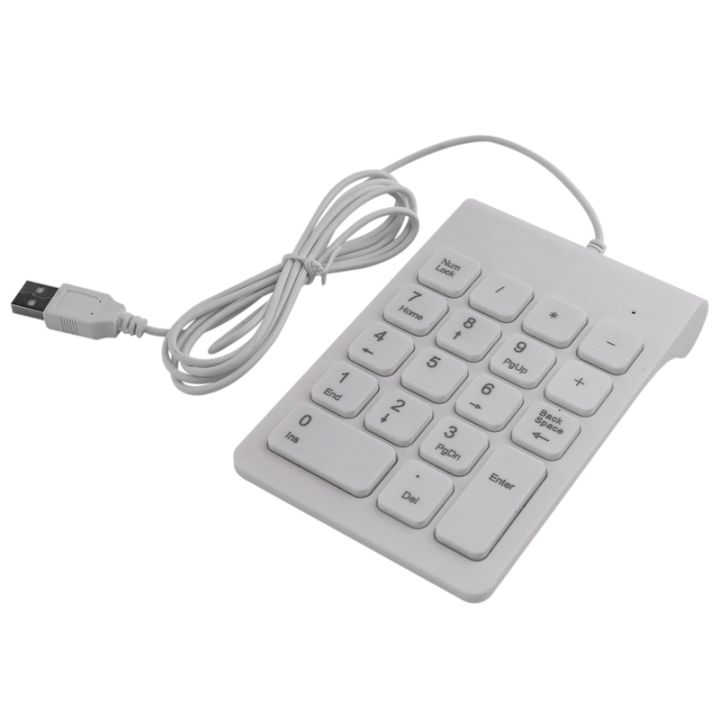 (FRKD) Mini USB Wired Numeric Keypad Numpad 18 Keys Digital Keyboard ...