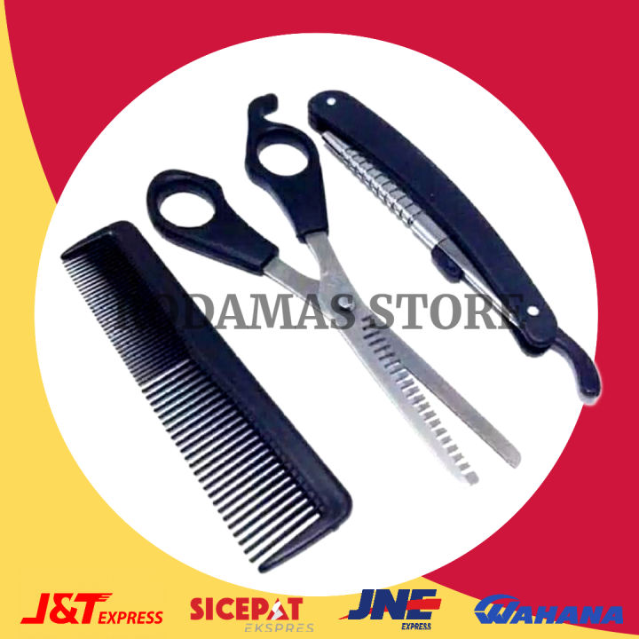 Gunting Set Yaoyou 3In1 Sisir dan Cukur Lipat | Lazada Indonesia