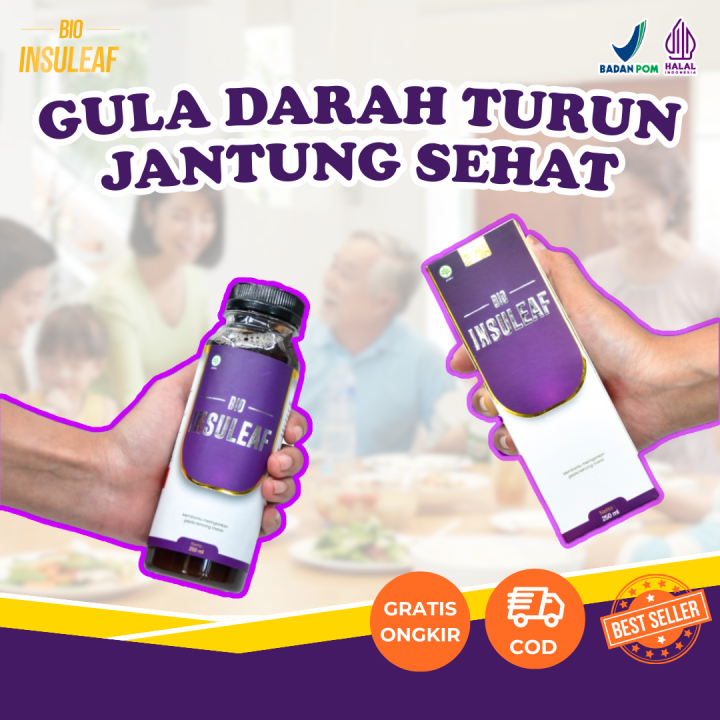 INSULIN BIO INSULEAF Herbal Alami Obat Diabetes Kencing Manis Bantu ...