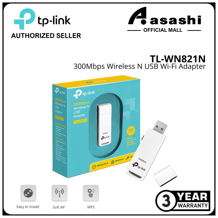 TP-Link Tl-WN821N 300mbps Wireless N USB Adapter/TP-Link TL-WN727N ...