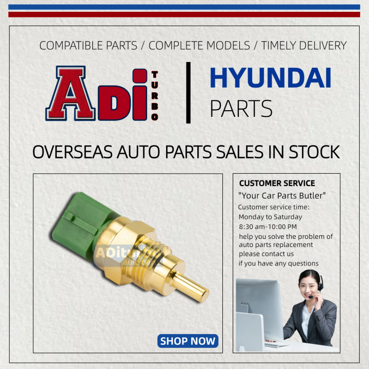 COOLANT WATER TEMPERATURE SENSOR FOR HYUNDAI H-100 GRAND STAREX KIA ...