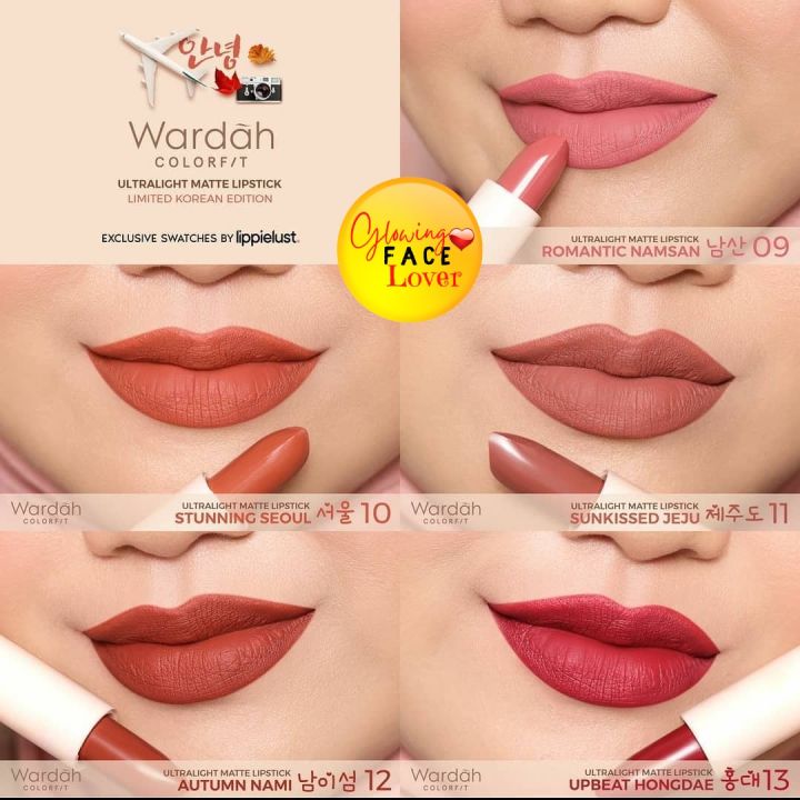 [Original 100%] Wardah Colorfit Ultralight Matte Lipstick Korea Edition ...