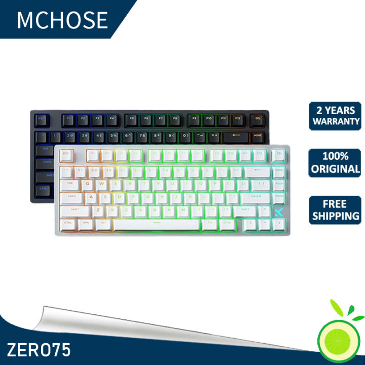 MCHOSE ZERO75 wired single mode mechanical keyboard hot swappable RGB | Lazada PH