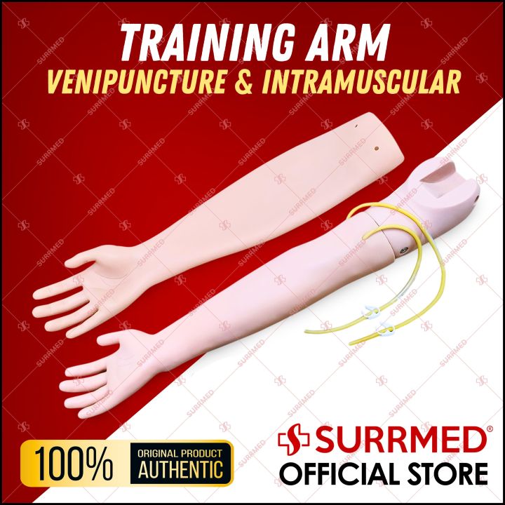 SURRMED Venipuncture & Intramuscular Injection Training Arm Model ...