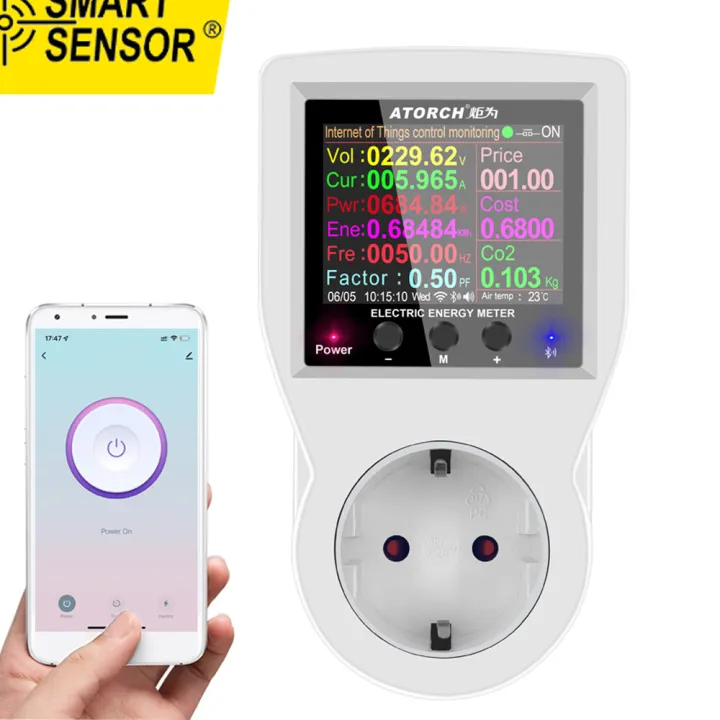 Smart Sensor BT Version Intelligent Power Socket Electricity Power ...