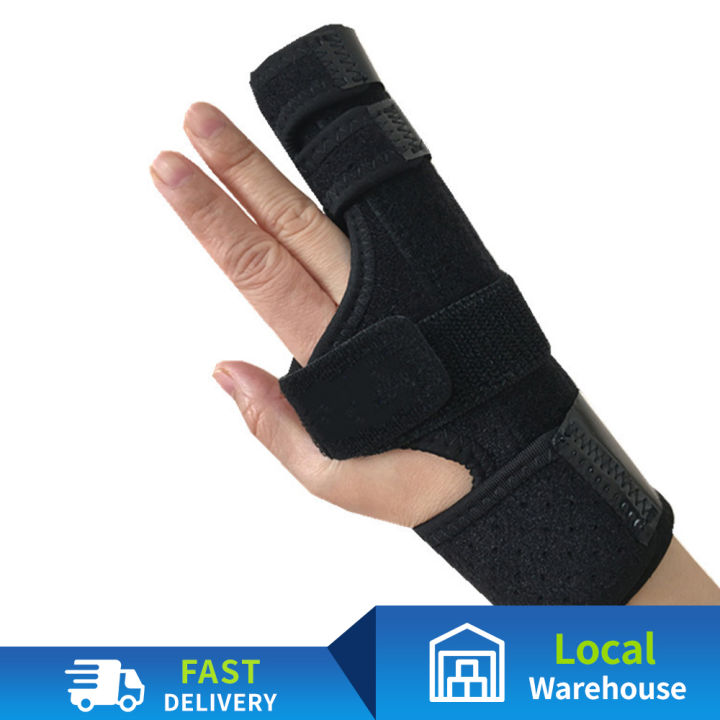 Two Finger Splint Medical Grade Boxer Finger Brace Support Immobilizer ...