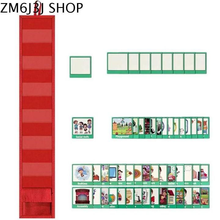 ZM6J3J 45 Activity Kids Visual Schedule Pocket Mini Visual Schedule ...