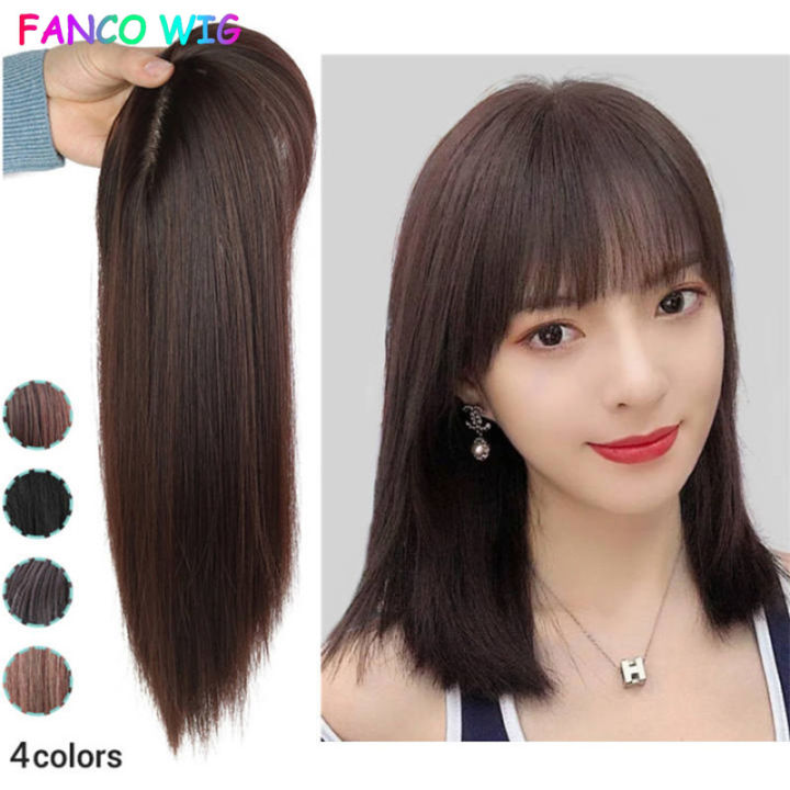 25cm/35cm/45CM Women Long Short Straight Reissue Block On Top Of The ...