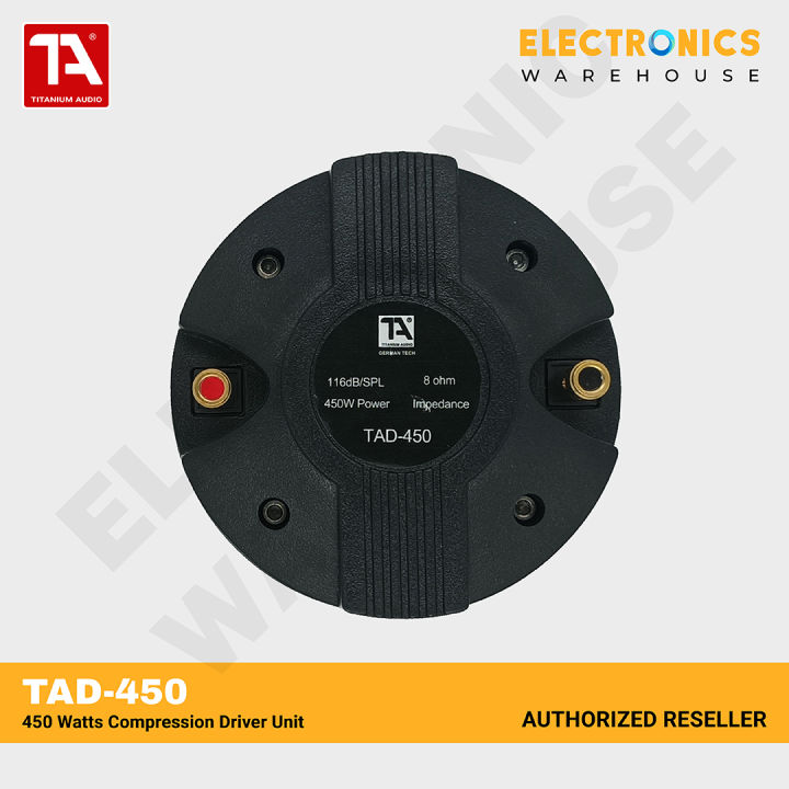 Titanium Audio TAD-450 Compression Driver Unit 450W | Lazada PH Titanium Audio TAD-450 Compression Driver Unit 450W | Lazada PH