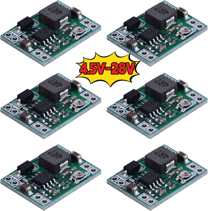 MP1584EN DC to DC Buck Converter, Adjustable Power Supply Module, Input 4.5V-28V, Output 0.8V ...