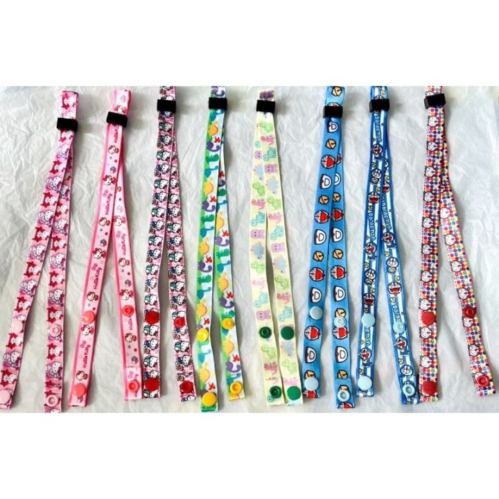 《Ready Stock》Korea Style Cute Cartoon Face Mask Lanyard Mask Chain ...