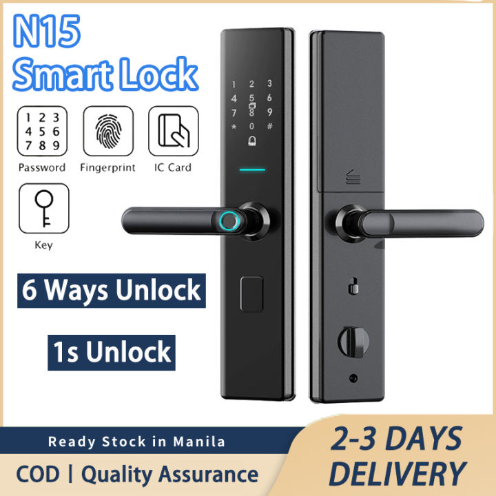 Fingerprint door lock smart lock for door digital door lock Main door ...