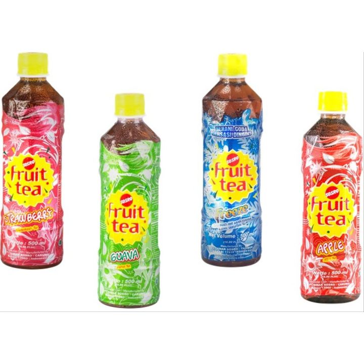 teh botol sosro Fruit Tea Markisa pet 350 ml kemasan 12pcs | Lazada ...