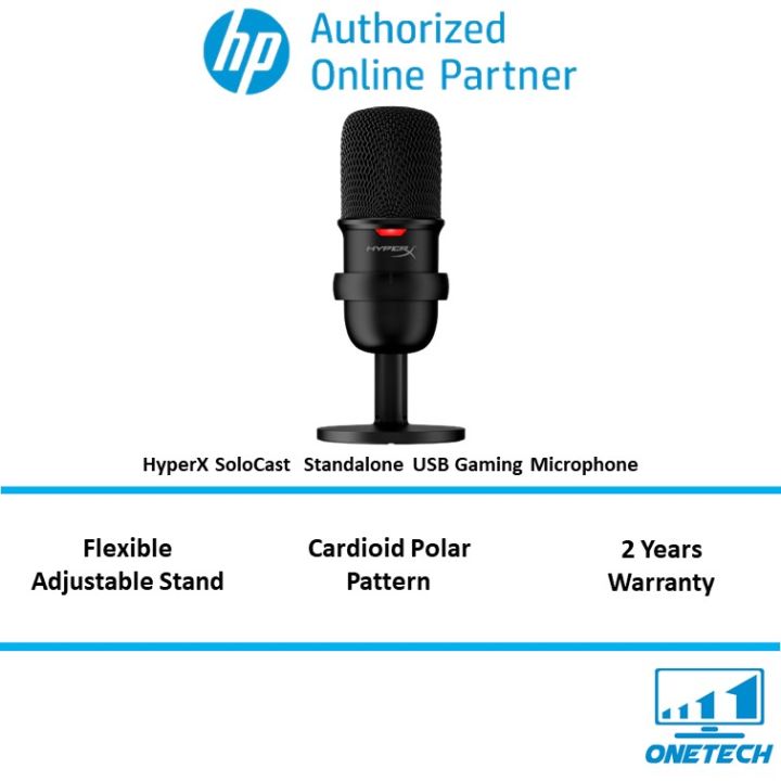 HyperX SoloCast / DuoCast USB Microphone ( Hi-Res 24-bit / Flexible ...