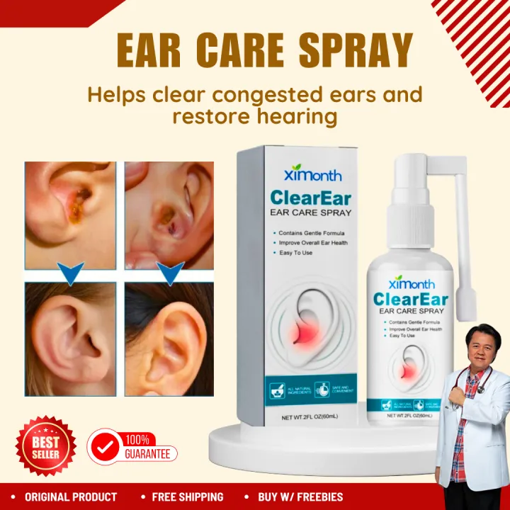 Original Ear Care Spray Fast Relief cure for earwax removal, Itchy Ears ...