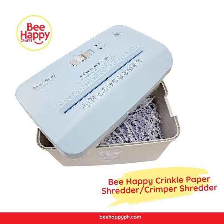Bee Happy Crinkle Paper Shredder / Crimper Shredder | Lazada PH