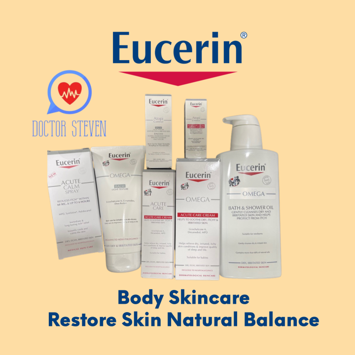 EUCERIN Soothe Dry Itchy Irritated Eczema Skin - Acute Care Cream Omega ... EUCERIN Soothe Dry Itchy Irritated Eczema Skin - Acute Care Cream Omega ...