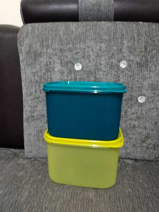 Tupperware colourful regtanguler high kapasitas 2 liter / harga per 1 ...