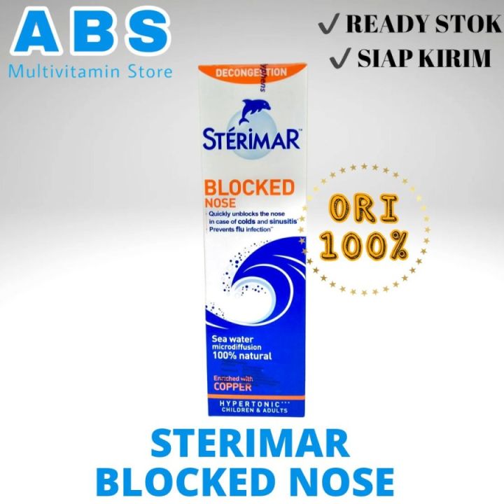 Sterimar Blocked Nose Hypertonic 100ml 100 ml Dewasa | Lazada Indonesia
