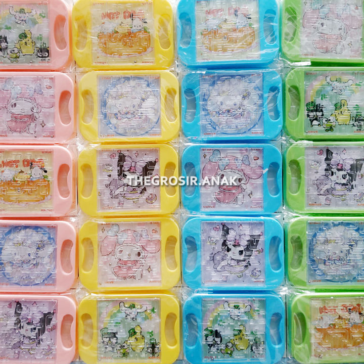 Blink Labirin Pinball San-rio RANDOM Mainan Jadul Puzzle Pinbal Melody ...