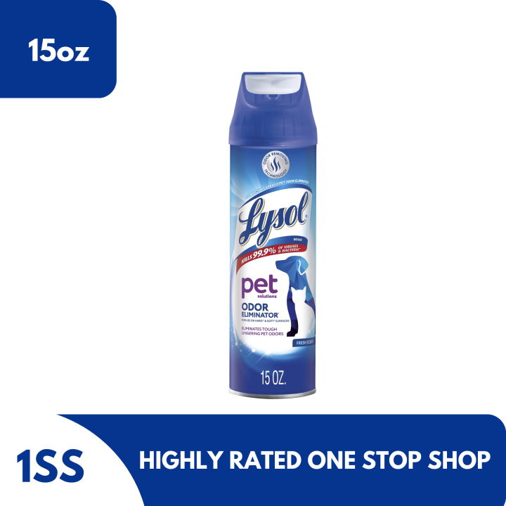 Lysol Pet Odor Eliminator Disinfectant Spray, 15oz | Lazada PH Lysol Pet Odor Eliminator Disinfectant Spray, 15oz | Lazada PH