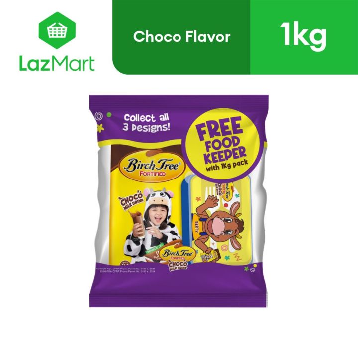 Birch Tree Choco 1kg + FREE Food Keeper | Lazada PH