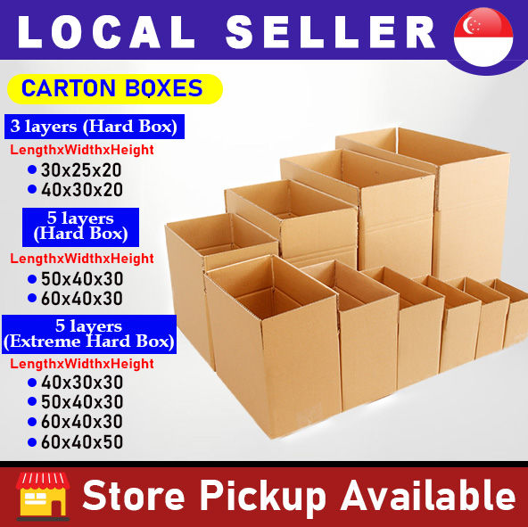 (SG READY STOCK)Kraft box/ Carton box/ Bundle box/ Mover Box/Cardboard ...