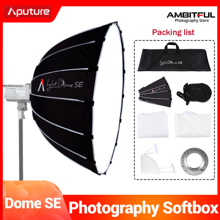 Aputure Light Dome SE Lightweight Portable Softbox Flash Diffuser ...