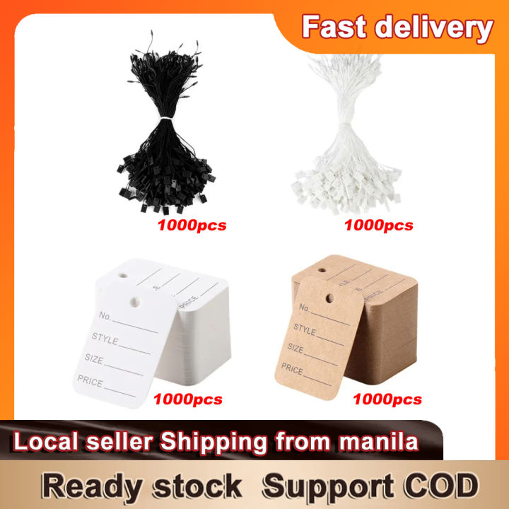 1000 Pcs Price Tags Clothing Tag Hang Tag String For Marking Clothing ...