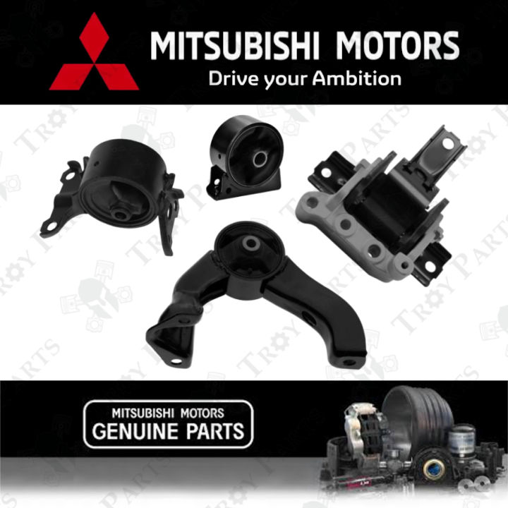 (4pc) Original Mitsubishi Engine Mounting Set for Proton Inspira 1.8 2. ...