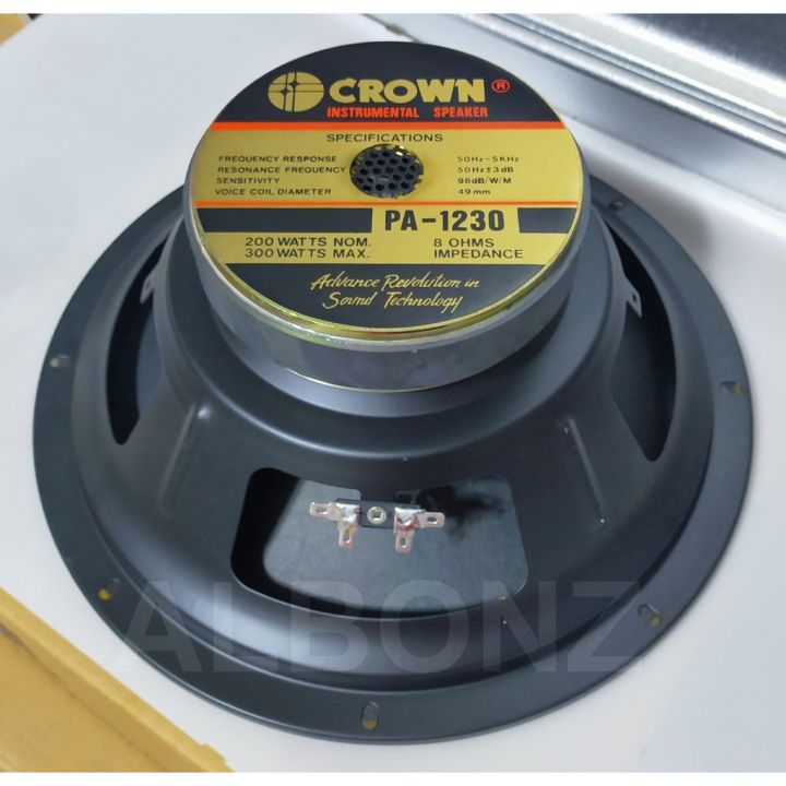 Crown PA-1230 300watts Instrumental Speaker | Lazada PH